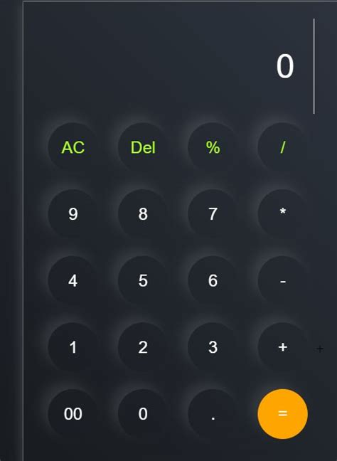 Niraj Singh Rathod On Linkedin Create A Calculator By Using Html Css And Js 🧮