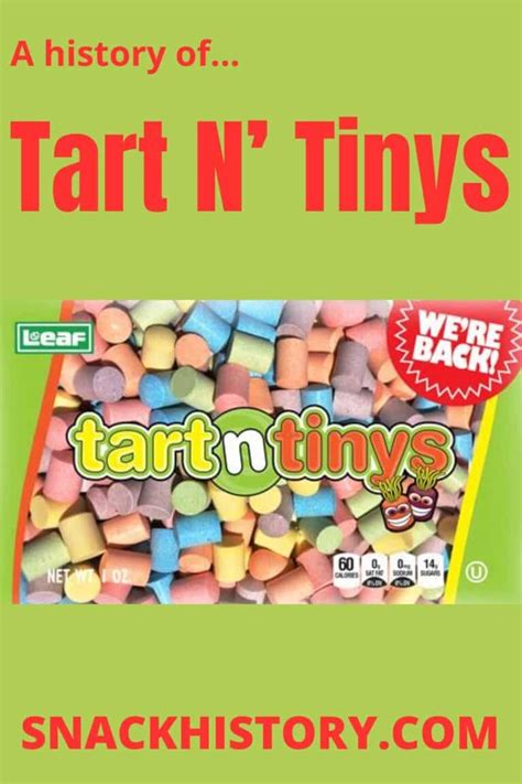 Tart N Tinys Snack History
