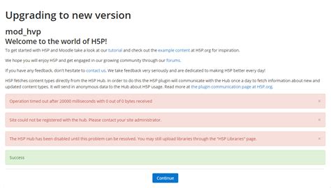 Error Installation And Centent Error H5p