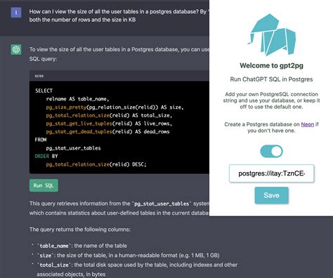 Databases And Ai Running Sql Commands Directly From Chat Gpt