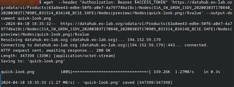 Using Curl And Wget To Download Eodata Products From Eo Lab — Eo Lab 0 0 1 Documentation
