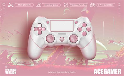 Acegamer Wireless Controller For Ps4，gamepad Joystick For Ps4 Pro Slim