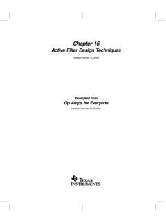 Active Filter Design Techniques Active Filter Design Techniques Pdf PDF4PRO