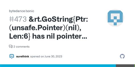 Andrtgostring Ptrunsafepointernil Len6 Has Nil Pointer While