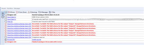 Solved Macro Help Importing Multiple Db Tables And Output Alteryx Community