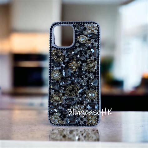 Handmade Crystal Bling Rhinestone Bejeweled Iphone And Samsung Case