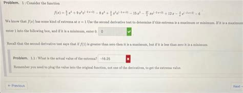 Solved Problem 1 Consider The Function Chegg Com
