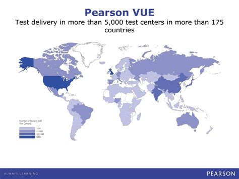 PPT Pearson VUE Test Delivery In More Than Test Centers In More Than Countries