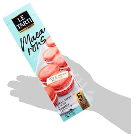 Macarons Strawberry - Biscoito Le Tarti - Importado Rússia | Karamell Store