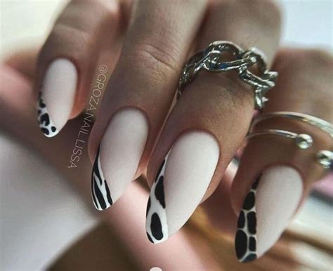 Красивый французский маникюр 2022 идеи френча фотоподборка Женский рай Cow Nails Leopard