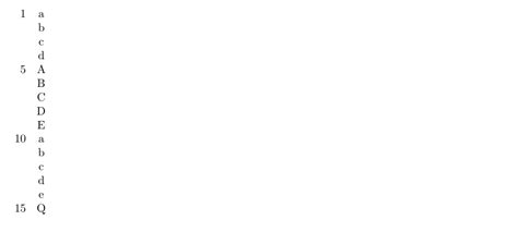 How To Line Number 1510152025 In Program Listing In Lyx Tex