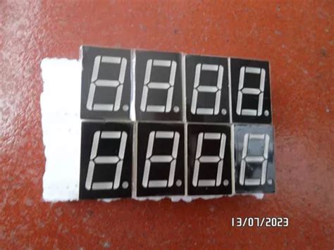 display 7 segmentos rojo 1 digito anodo y catodo comun 0 56 mercadolibre
