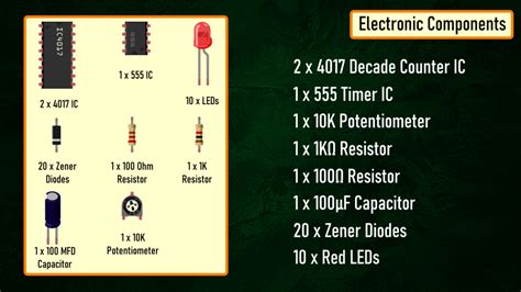 led chaser circuits using ic4017 and arduino diy projects