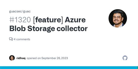 Feature Azure Blob Storage Collector Issue Guacsec Guac GitHub