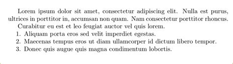 Typography Vertical Spacing Between Paragraphs As Oppose To Lists TeX LaTeX Stack Exchange