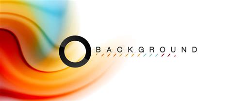 Swirl Fluid Flowing Colors Motion Effect Holographic Abstract Background Stock Vector