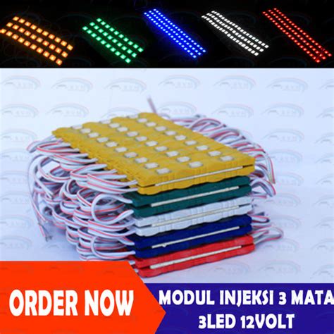 Jual Module Injeksi Lampu Injeksi Led 3 Mata 12 Volt Led Module 12v