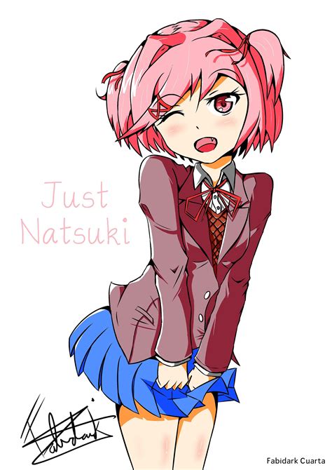Natsuki Ddlc Digital Ver By Fabidark Doki Doki Literature