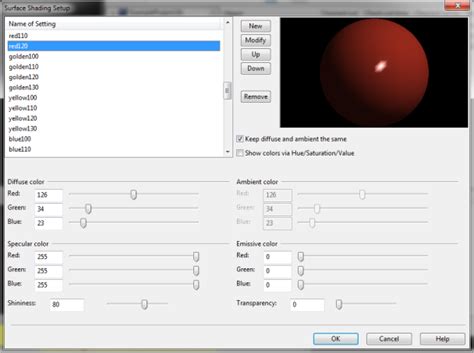 Surface Shading Setup