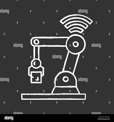 Iot Robot Chalk Icon Internet Of Things Automation Robotics Robot Assistants Artificial