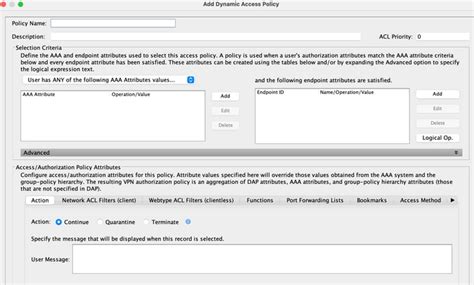 Deploy Asa 9x Dynamic Access Policies Dap Cisco