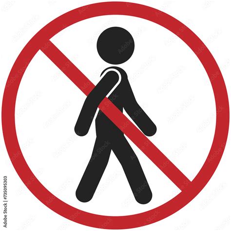 Isolated Label Design Do Not Enter Sign No Trespassing Authorized