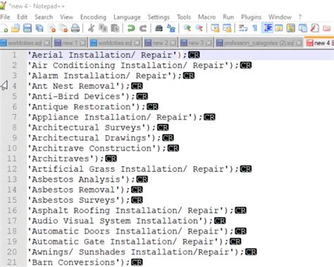 Using Notepad To Add Characters To End Of Line Dr James Froggatt