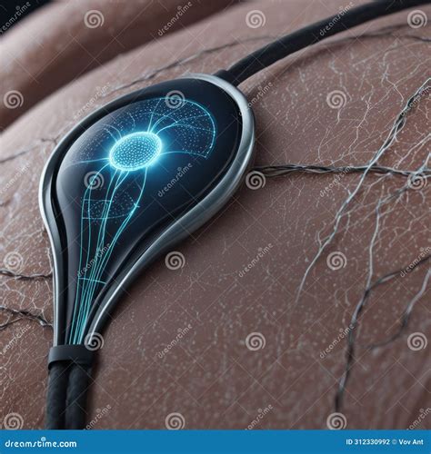 Transcutaneous Electrical Nerve Stimulation Device Stock Illustration Illustration Of