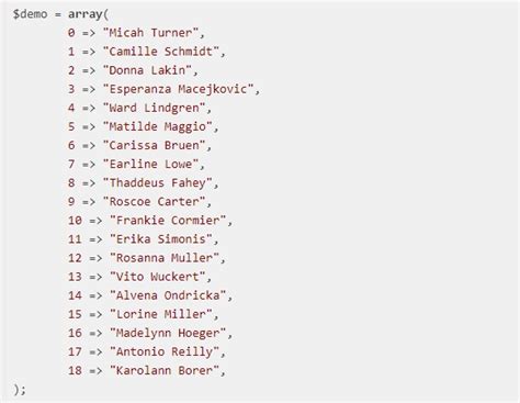 PHP Array Examples TL Dev Tech