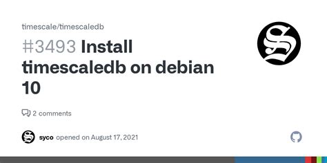 Install Timescaledb On Debian Issue Timescale Timescaledb GitHub