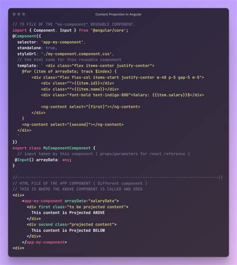 How To Use Content Projection In Angular Shanit Paul Posted On The