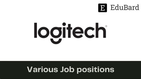 logitech hiring for various job positions apply now