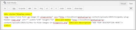 How To Hide Pins In WordPress Blog Posts Easily Both Manually And Using Plugin