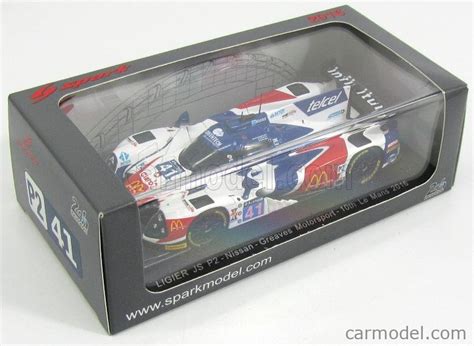 Spark Model S5123 Scale 1 43 Ligier Js P2 Team Nissan N 41 Lmp2 24h