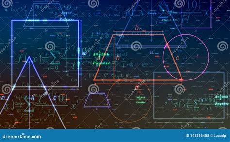 Math And Geometry Concept Stock Illustration Illustration Of Physics 143416458