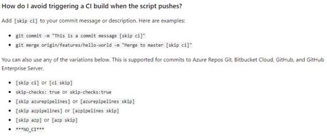Avoid To Trigger Azure Pipeline When Using Git Push From Another Pipeline Stack Overflow