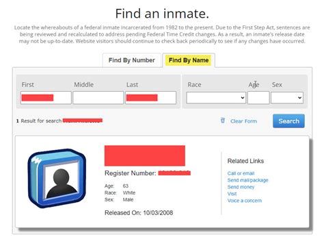 Oregon Department Of Corrections Inmate Search Instructions