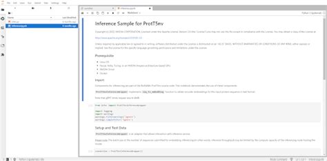 Running Inference Notebooks In Nvidia Bionemo Mark Iii Systems