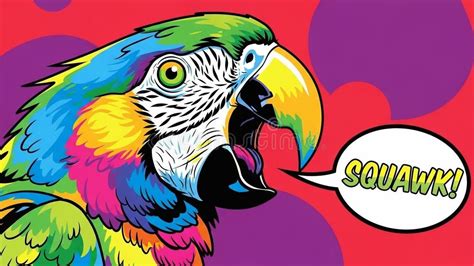 Squawking Parrot Stock Illustrations 112 Squawking Parrot Stock
