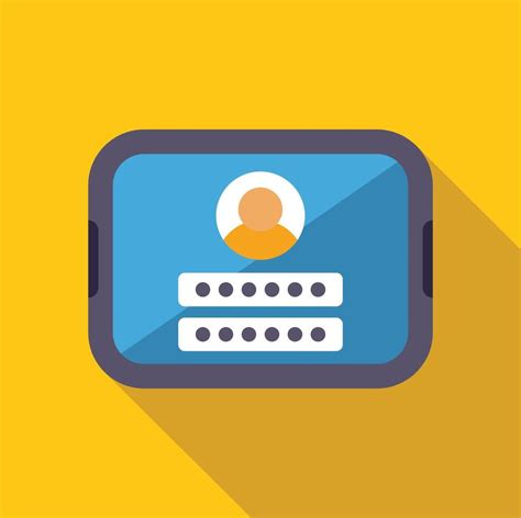 Mobile Phone Displaying User Profile With Login And Password Form
