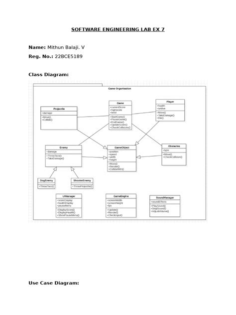 Software Engineering Lab Ex 7 Pdf Computers