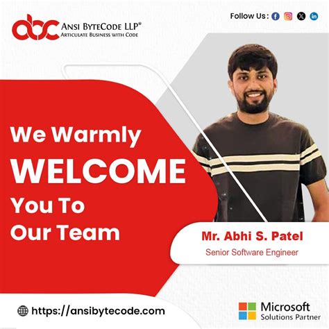 newhire ansibytecodellp articulatebusinesswithcode welcometoteam