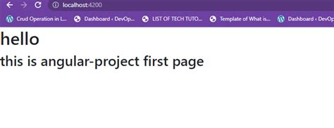 How To Create First In Angular DevOps Consulting