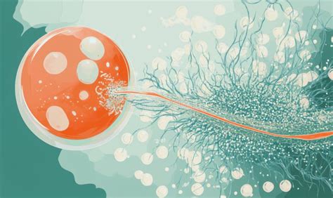 This Image Is An Illustration Of The Fertilization Process Stock