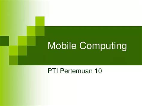 Ppt Mobile Computing Powerpoint Presentation Free Download Id3611980