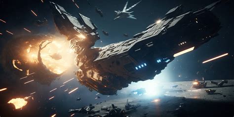 Epic Space Battle Between Uss By Photographybyai On Deviantart
