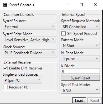 AD9528 How To Configure Clock Distribution To Drive SYSREF With No Retiming To Outputs Q A
