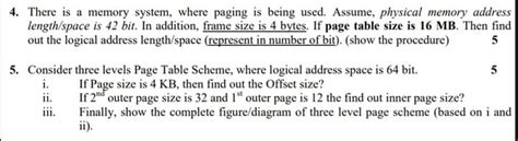 Solved There Is A Memory System Where Paging Is Being Chegg