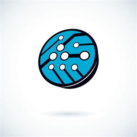 Premium Vector Vector Abstract Computer Circuit Board Round