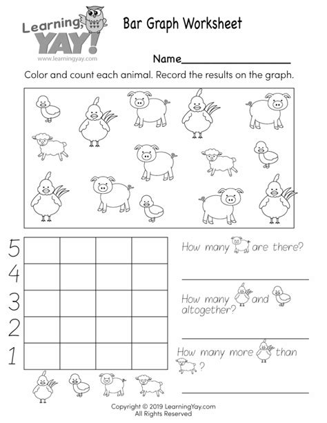 Free Printable First Grade Graphing Worksheets Worksheets Template Free